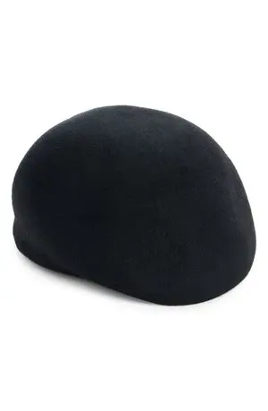 Chloé Felted Beret - Black