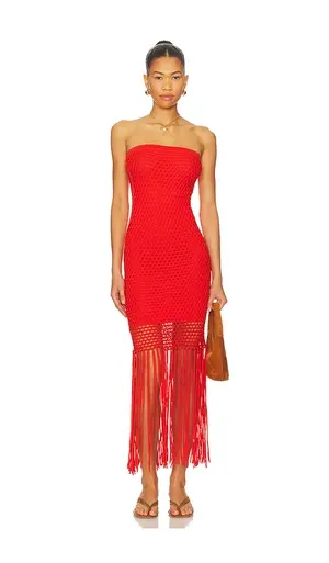 PQ SWIM Vanessa Fringe Mini Dress