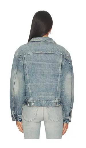 EB DENIM Varsity Trucker Denim Jacket