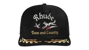 Rhude Wine Country Cap - Black