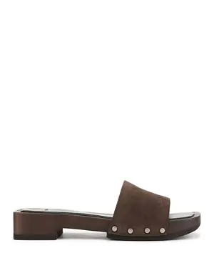 Vince Barbara Sandals - Dark Mocha