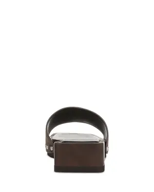 Vince Barbara Sandals - Dark Mocha