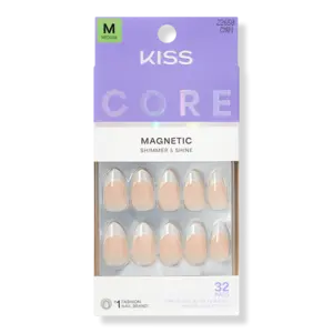 Kiss Core Magnetic Medium Almond Press On Nails Patchouli