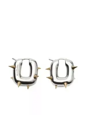 Acne Studios Spiked Earrings - Silver