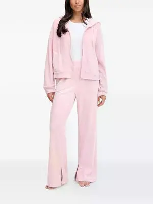 Dkny Hooded Zip-up Pyjama Set - Pink