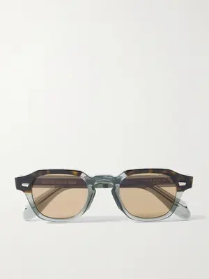 CUTLER AND GROSS 1420 Rectangle-frame Sunglasses - Tortoiseshell