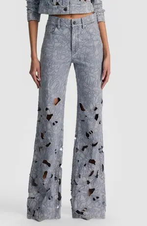 Alice + Olivia Embroidered Jeans For Women