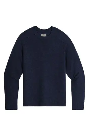 Royal Robbins Merino Wool Crewneck Pullover - Deep Blue Heather