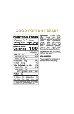 SUGARFINA Good Fortune Bears Small Candy Cube