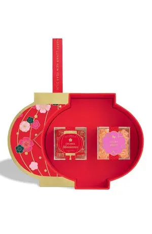 SUGARFINA Lucky Lantern 2-piece Candy Bento Box - Red Multi
