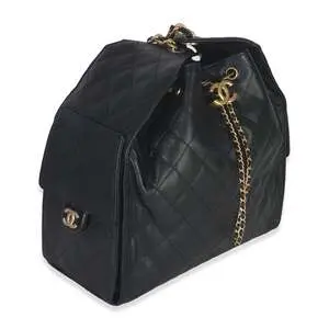Chanel Quilted Caviar 25 Hobo