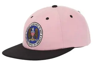 Supreme Pledge Allegiance 6-panel Cap - Pink