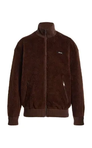 Prada Wool-blend Fleece Bomber Jacket