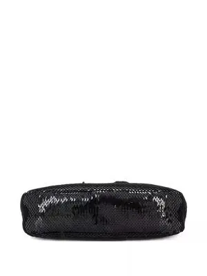 Prada Re-edition 2000 Sequins Mini Hobo Bag - Black