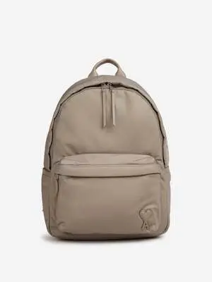 Ami Marcel Nylon Backpack - Brown