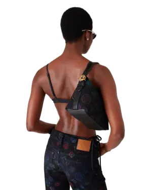 Casablanca Denim Heatmap Logo Shoulder Bag