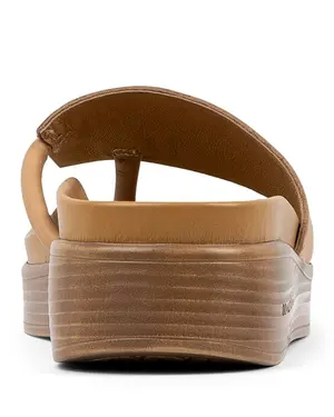 DONALD PLINER Platform Demi Wedge Thong Sandals