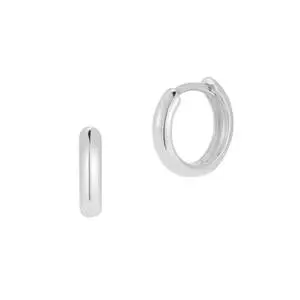 Deborah Pagani Baby Hoop Earrings - White Gold