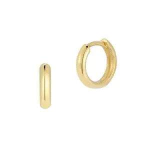 Deborah Pagani Baby Hoop Earrings - Yellow Gold