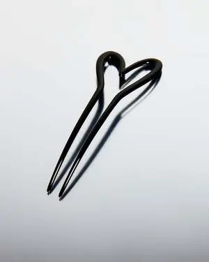 DEBORAH PAGANI X WESTMAN ATELIER Heart Hair Pin - Black