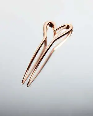 DEBORAH PAGANI X WESTMAN ATELIER Heart Hair Pin - Rose