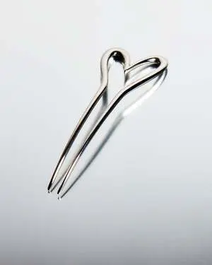 DEBORAH PAGANI X WESTMAN ATELIER Heart Hair Pin - Silver