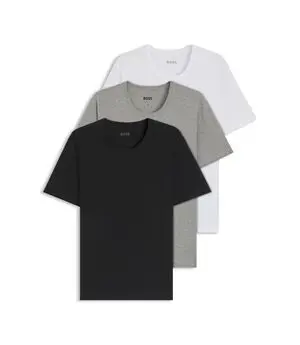 BOSS Three-pack Cotton Undershirts - Assorted Pre Pack