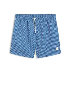 BOSS Printed Board Shorts - Blue