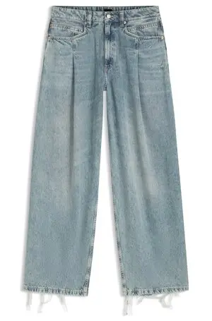 BOSS Wide-leg Jeans With Pleats