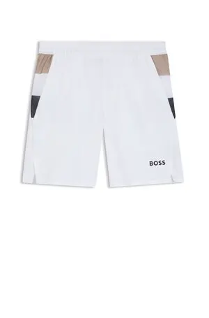 BOSS Active Tennis Shorts - White