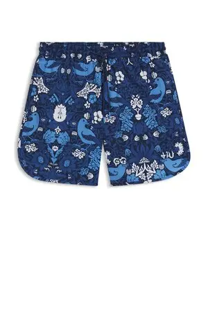 Hugo Printed Swim Shorts - Light Blue