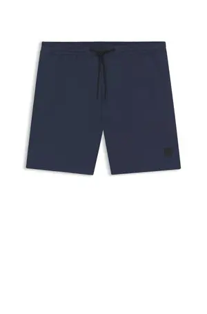 BOSS Logo-badge Swim Shorts With Packable Construction