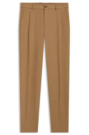 BOSS Tapered-fit Trousers - Beige