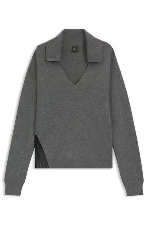 BOSS Wool And Cashmere V-neck Sweater