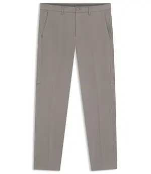BOSS Slim-fit Water-repellent Stretch Pants - Light Grey