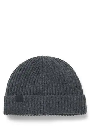 BOSS Beckham X Beanie Hat - Dark Grey
