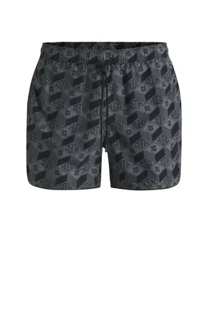 Hugo Board/Boxer Swim Shorts Dark Grey