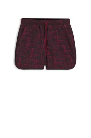 Hugo Board/boxer Swim Shorts - Dark Red