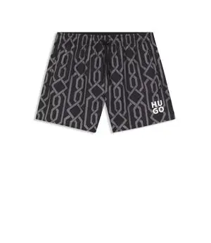 Hugo Board/Boxer Swim Shorts Patterned