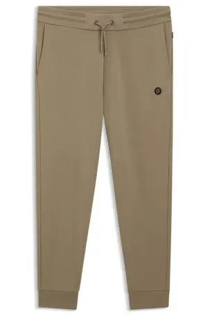 BOSS Cotton-blend Tracksuit Bottoms With Double B Monogram - Light Brown