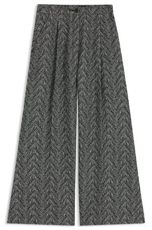 BOSS Regular-fit Herringbone Tweed Trousers