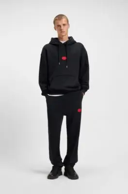 Hugo Cotton-blend Hoodie With Logo
