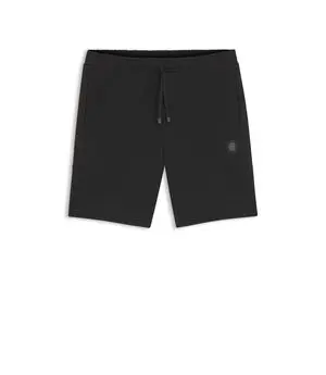 BOSS Cotton-blend Shorts With Monogram Detail