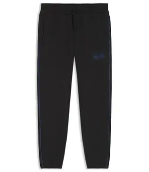 Hugo Logo-artwork Tracksuit Bottoms In Cotton Terry