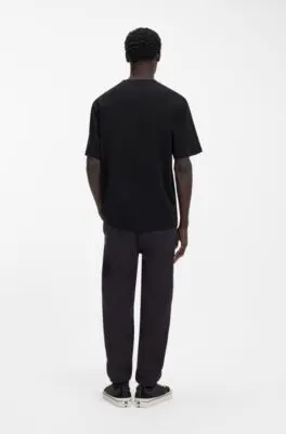 Hugo Printed-artwork T-shirt In Cotton Jersey