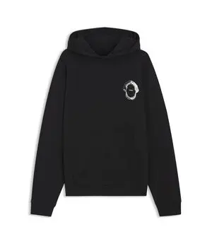 Hugo Cotton Terry Hoodie With Marine Artwork