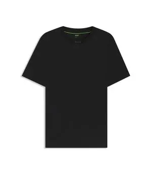 BOSS Cotton T-shirt With Logo Crew Neck - Black