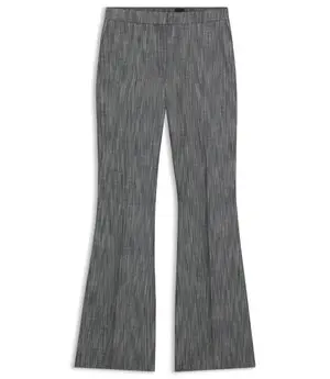 BOSS Regular-fit Trousers In Melange Denim