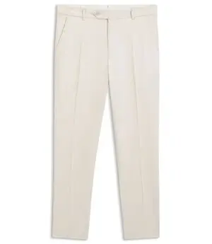 BOSS Tapered-fit Stretch Trousers - White
