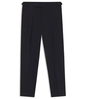 BOSS Tapered-fit Trousers - Dark Blue